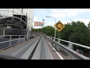 Full Test Track ride POV in Epcot Future World at Walt Disney World