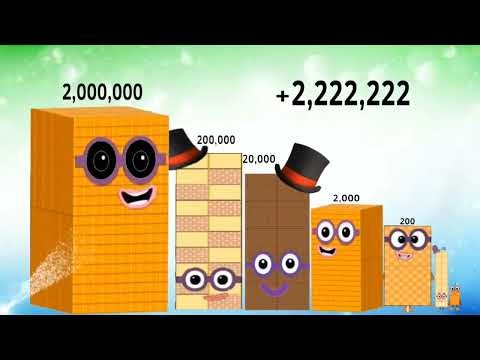 NUMBERBLOCKS 2 COMPILATION | NUMBERBLOCKS 2 IN VARIOUS CALCULATIONS AND PYRAMID FORMATION