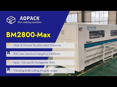 Cardboard Box Maker Machine BM2800-Max | Together, we shape the future of packaging.