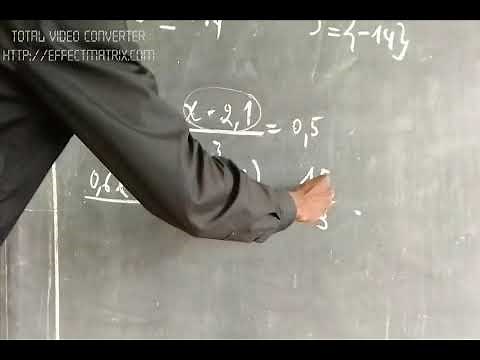 Equations à coefficients fractionnaires (Math - Algèbre 7ème année)