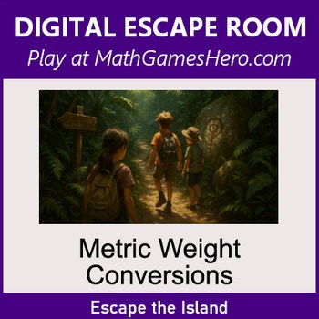 Metric Weight Conversions | Digital Math Escape Room Game