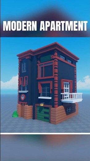 Roblox Studio │ SPEED BUILD │ Modern Apartment #roblox #robloxstudio