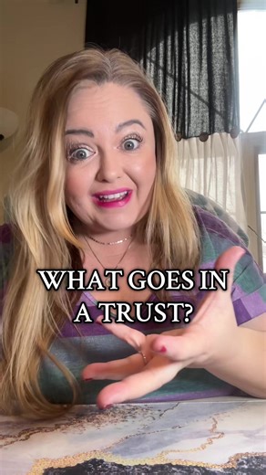 So I’m thinking about setting up a trust. What goes in a trust? Watch this video to find out. #RevocableTrust #IrrevocableTrust #TrustFund #TrustFunding #estateplanning