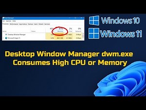 Desktop Window Manager dwm.exe Consumes High CPU or Memory Fix