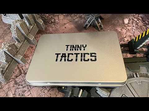 Mini Tabletop Wargame - Tinny Tactics (Unboxing, Review and Battle)