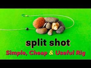 Fishing Made Easy | Split Shot Rig Setup for Beginners