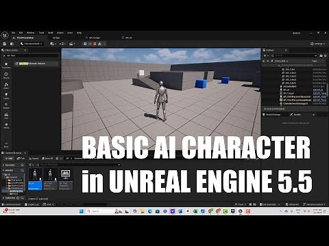 How to Create a Basic AI Character with AI Move To Node in Unreal Engine 5.5