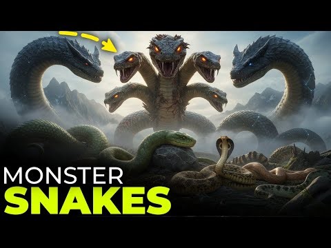 7 Headed Snake vs Devil Serpent vs Falak Snake | Monster Snakes Size Comparison 3D
