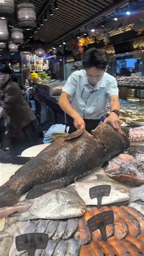 This Giant Grouper Stopped the Market 😱🐟 | Extreme Fish Cutting