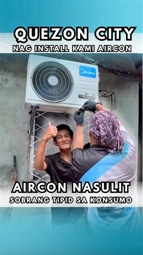 NAG INSTALL KAMI NG AIRCON SA QUEZON CITY SATISFIED CLIENT🥶 | KOOL AIRE PH