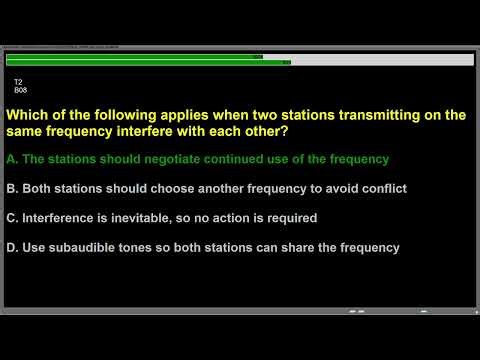 Ham Radio Technician license exam SUBELEMENT T2 OPERATING PROCEDURES