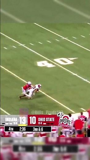 Charlie Becker SEALS The Game vs Ohio State🤯 #nfl