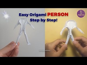 How to Make a Simple and Fun Origami Paper Man" #OrigamiiEasy #original #person_origami