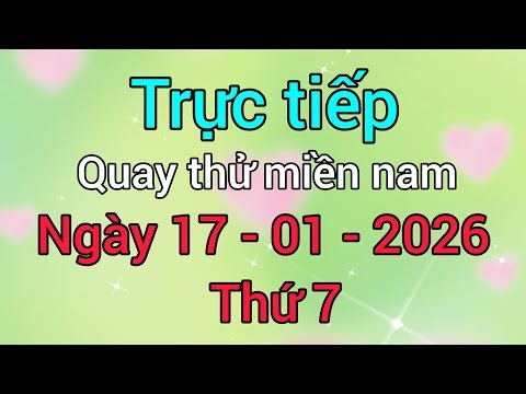 Kết Quả Xổ Số Miền Nam TP.HCM Long An Bình Phước Hậu Giang Ngày 17. 01. 2026