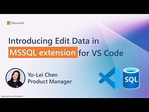 Edit Table Data with the MSSQL Extension for VS Code (v1.37)