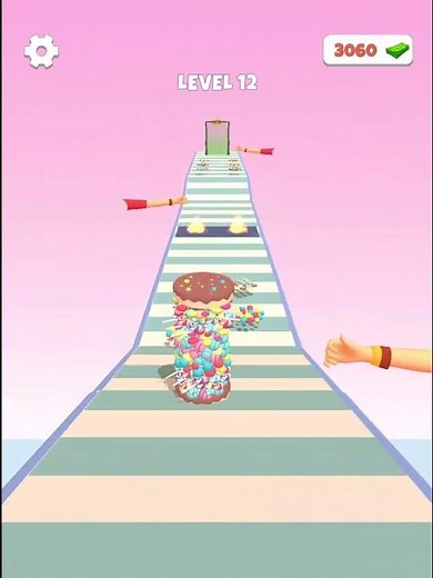 Hamburger Runner 3D Level 12 #gameplay #walkthrough #fypシ