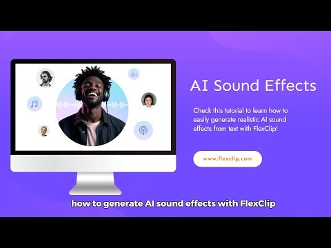 How to Generate AI Sound Effects with FlexClip