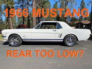 How to install rear lowering blocks on a 1966 Mustang