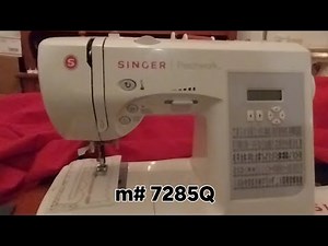 Singer Patchwork m# 7285Q ‪@JacquelineJaroffaith‬ #sewingmachine