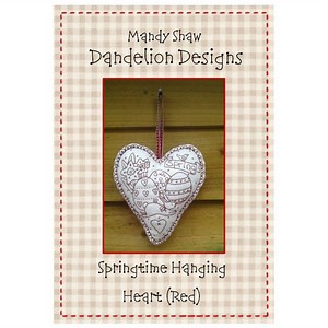 Mandy Shaw Springtime Hanging Heart Pattern