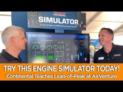 TRY THIS AIRCRAFT ENGINE SIMULATOR TODAY (for free): Continental at AirVenture 2025