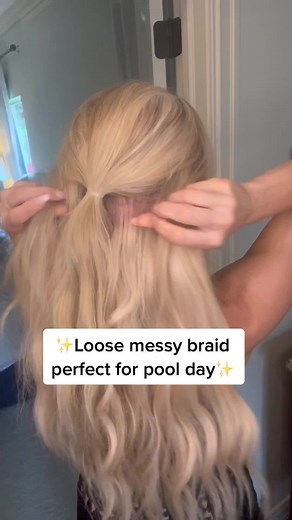 Messy Fat Braid Hairstyle Tutorial