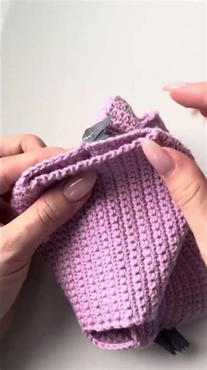 Minibolso a Crochet Paso a Paso Haz tu propia cartera en casa #crochet #tejedoras #trapillo