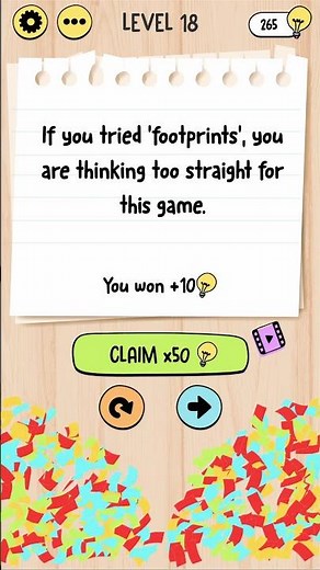 Brain Test Tricky Words Level 18 Walkthrough