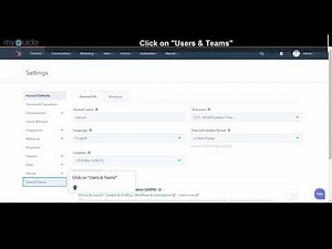 MyGuide: How to edit a user's permissions in HubSpot