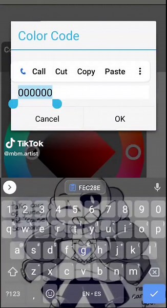 A lil #ibispaintxtutorial on how to use hex codes to get a specific brush color :) #ibis #ibispaint #ibispaintx #ibispaintxmobile #ibispaintxmobiletutorial