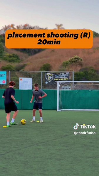 use these drills to improve📈 #fyp #soccer #futbol #duo #training #intermediate #footy #skills #drills #dribbling #shooting #pass #summer #7AM #staythunderous