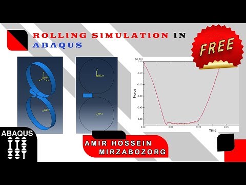 rolling process simulation by using abaqus solvers and steps