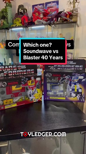 Soundwave vs Blaster: 40 Years of Transformers