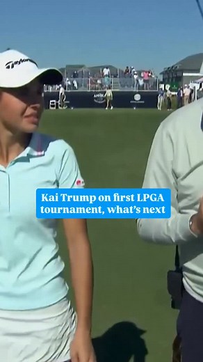 Kai Trump details her experience competing in her first pro tournament at The ANNIKA. ⛳️ | Golf Channel