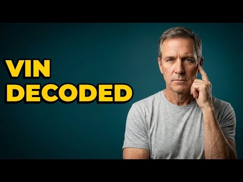 What Does Each Section Of A VIN Mean?