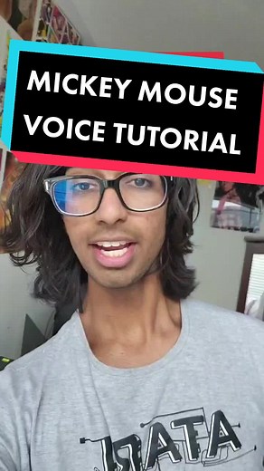 How to do a Mickey Mouse voice! #voiceimpressions #voiceacting #mickeymouse #fyp #disney #tutorial #impressionist