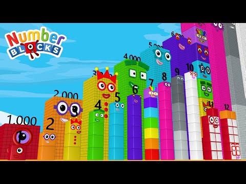 Numberblocks BIGGEST Numbers: Puzzle Fun from 1 to 50 Million!