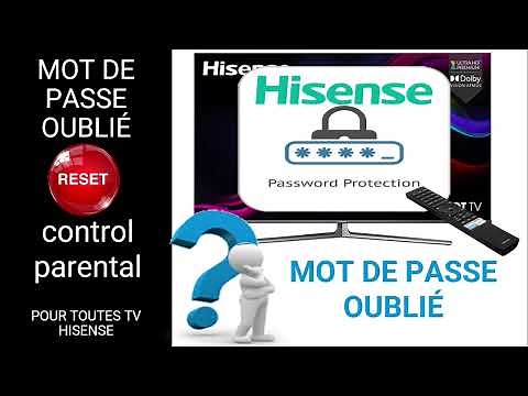 🔐CODE🔓 PIN PARENTAL PERDU VOICI LA SOLUTION SANS REINITIALISER LA TV POUR TOUTES LES TV HISENSE
