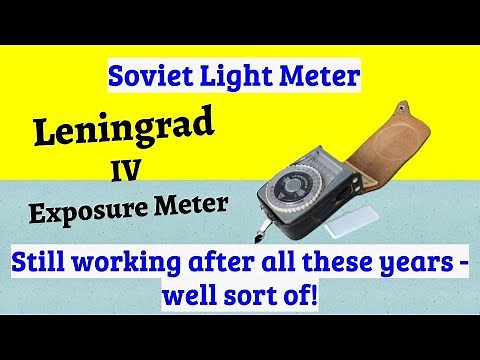 Leningrad 4 exposure meter