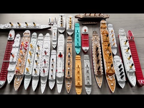 Reviewing My Entire Model Ship Collection in Under 10 Minutes