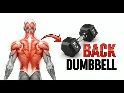 Dumbbell Exercises That Build a WIDE V-Taper Back FAST 💪🔥 (No Machines Needed)