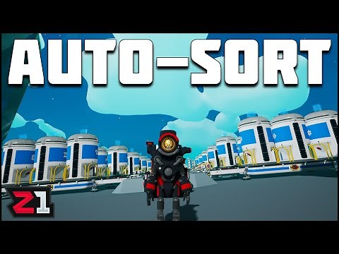 First AUTO SORTING System Test! Astroneer Automation Update Ep 3 | Z1 Gaming