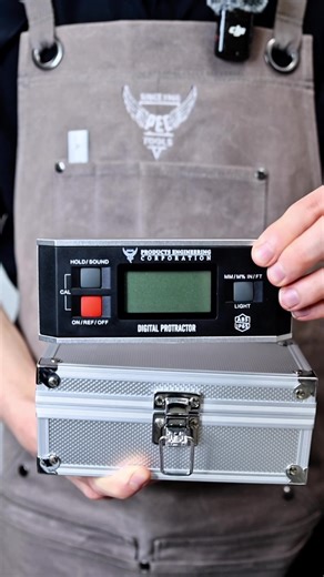 Precision with PEC Tools Digital Protractor & Inclinometer