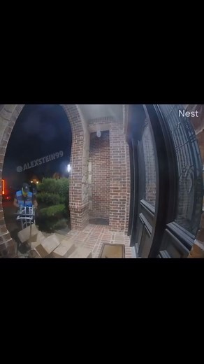 Allen_OnChain | Check out this wild moment—an Amazon delivery driver totally loses it on camera! After dropping off tons of packages at the same house... | Instagram