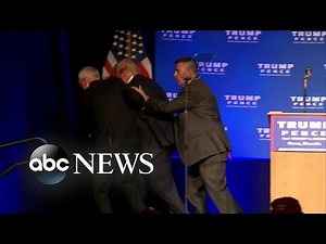 Donald Trump Rushed Offstage by Secret Service