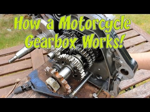 How a Motorcycle Gearbox Works!