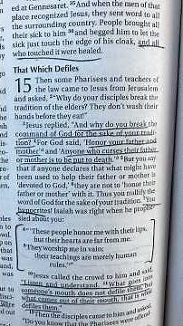 Matthew 15:1-20 (NIV) - That Which Defiles #Bible #Jesus #Christ #WordofGod #Scripture #Prophecy