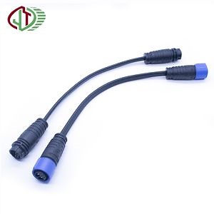 [Hot Item] M20 Male Female 2 4 Pin Power Waterproof Connector Outdoor LED Cable Wiring Harness