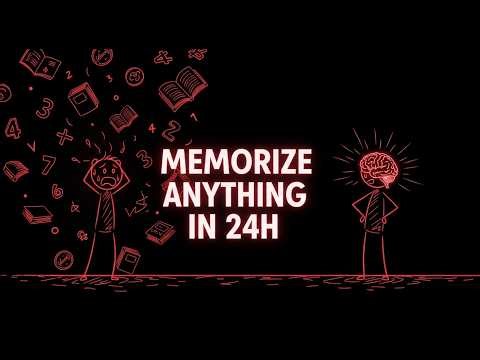 How to Memorize ANYTHING in 24 Hours (Brain Hack They Never Taught You)