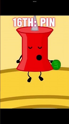 Bfdi season 1 elimination order (part 1)